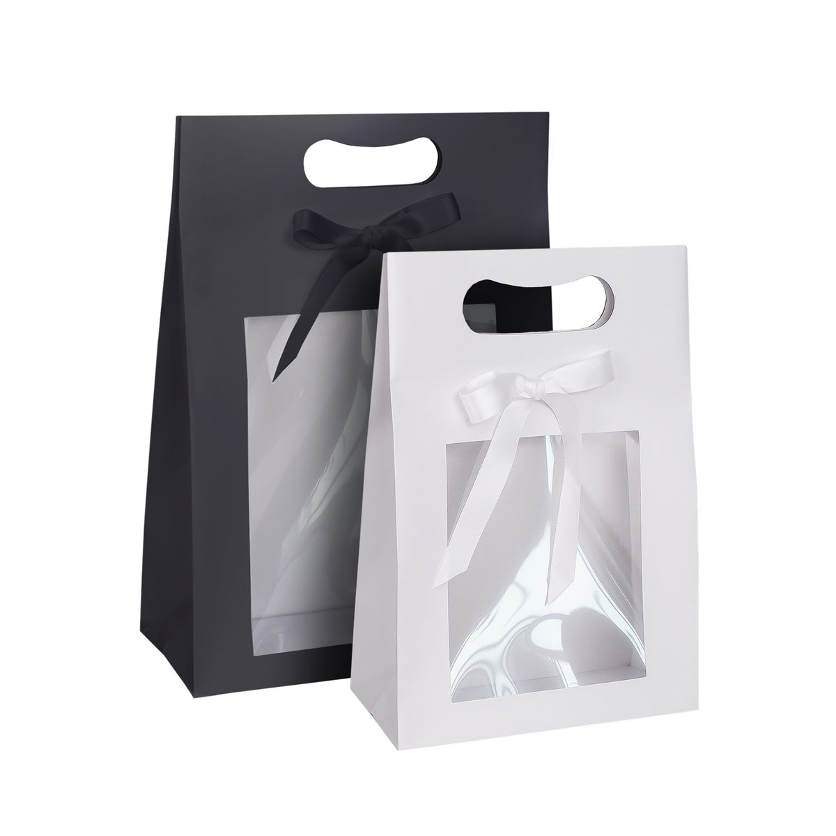 Window Gift Bags with Ribbon | Emballage Tout – Emballage tout